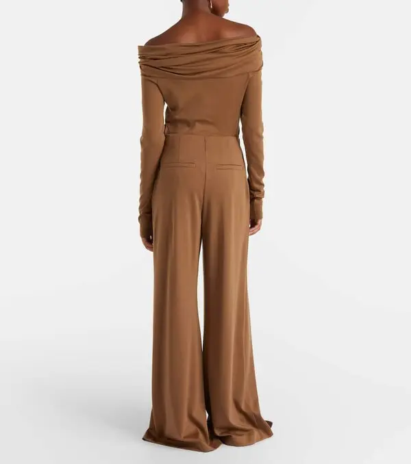 Max Mara Cocco Wide-leg Pants - Brown