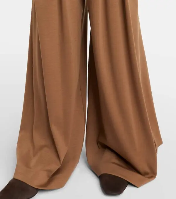 Max Mara Cocco Wide-leg Pants - Brown