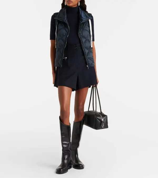 Max Mara The Cube Technical Puffer Vest - Blue