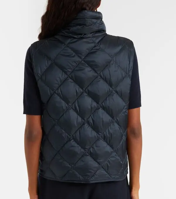 Max Mara The Cube Technical Puffer Vest - Blue