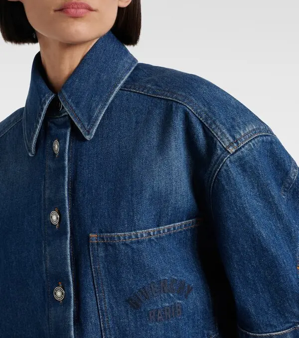Givenchy Oversized Denim Shirt - Blue