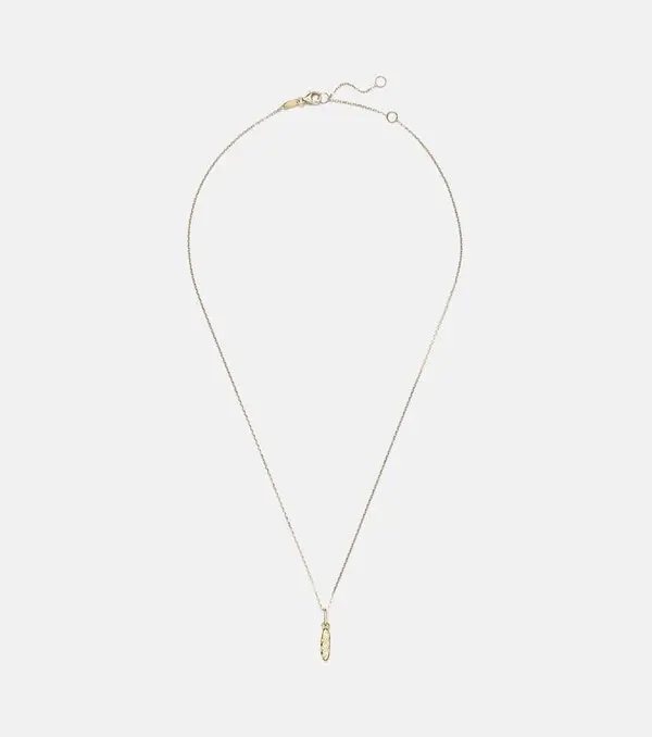 STONE AND STRAND 14kt Yellow Pendant Necklace With Diamonds - Gold