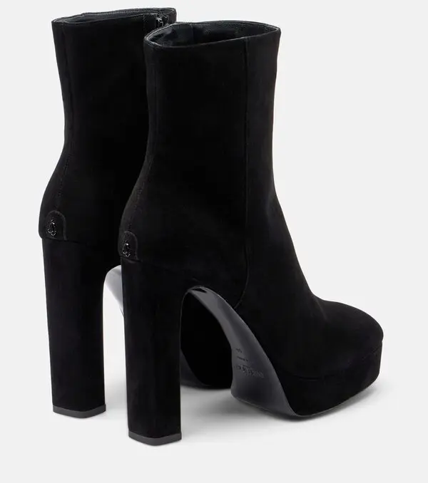 JIMMY CHOO Marene 120 Suede Ankle Boots