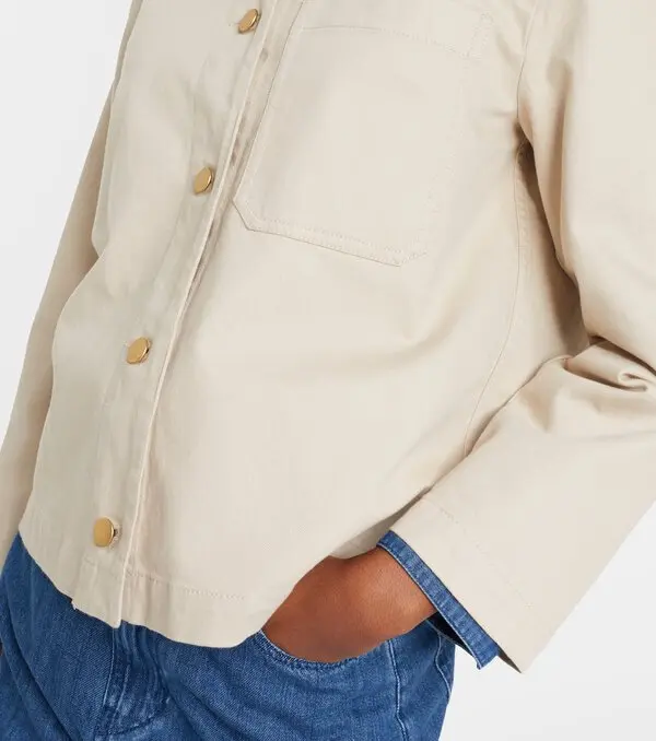 Max Mara Fascino Denim Overshirt - Beige