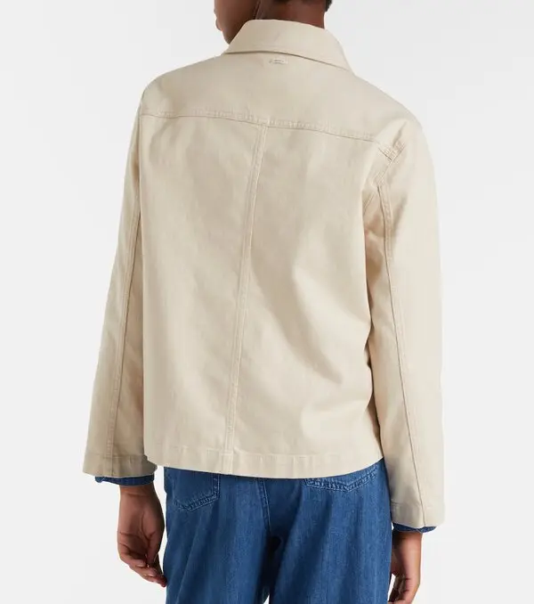 Max Mara Fascino Denim Overshirt - Beige