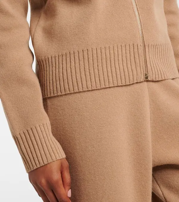 Moncler Wool And Cashmere Cardigan - Brown
