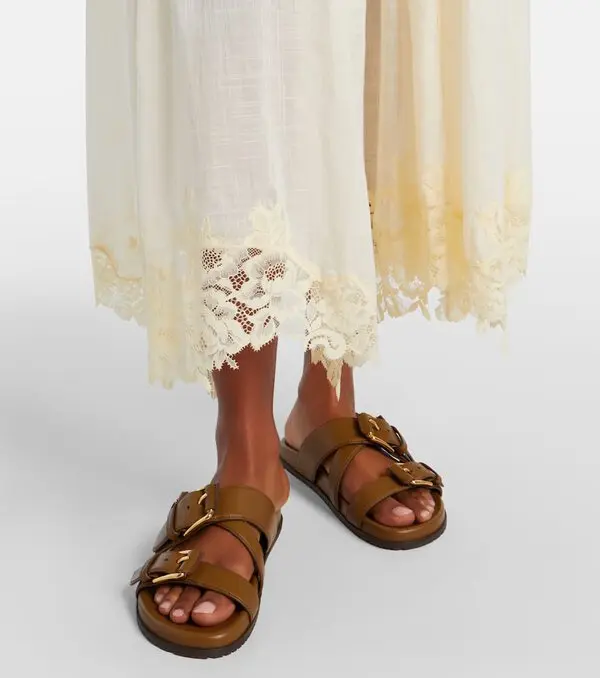 Zimmermann Orla Leather Sandals