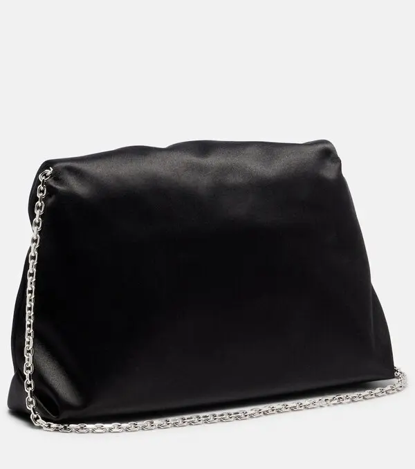 ROGER VIVIER Efflorescence Mini Satin Clutch