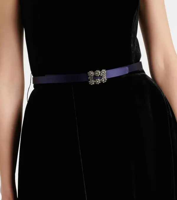 ROGER VIVIER Efflorescence Belt - Blue