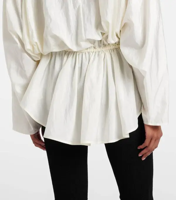 Chloé Peplum Shirt - White