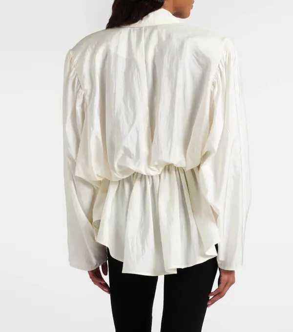 Chloé Peplum Shirt - White