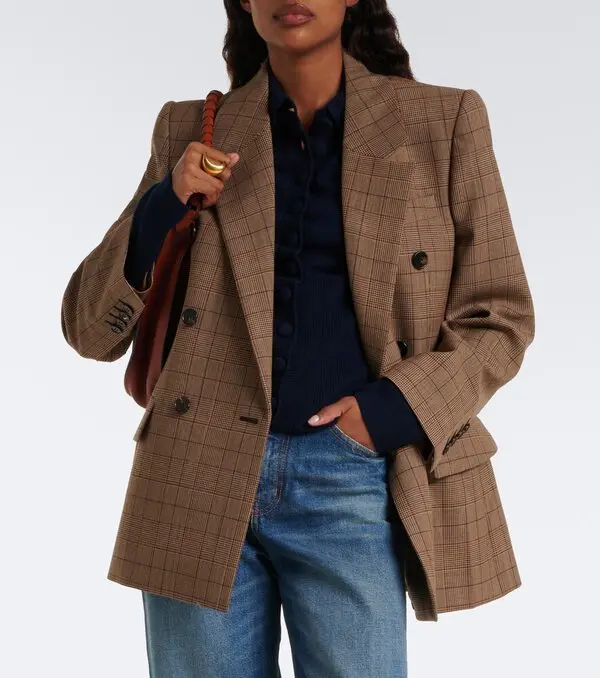 Chloé Logo Wool Cardigan - Blue