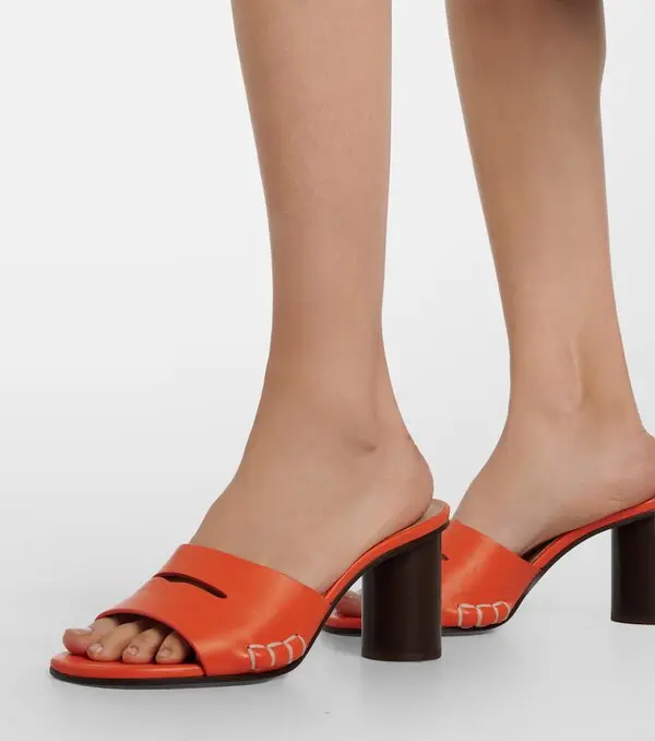 JW Anderson Loafer Leather Mules