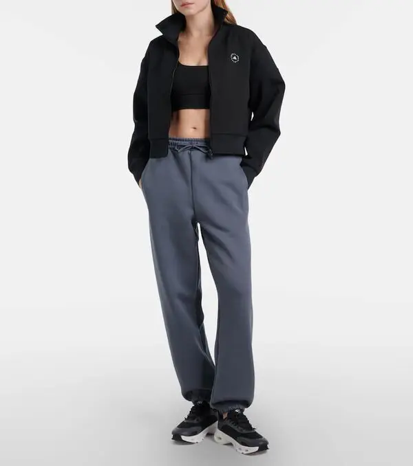Adidas By Stella McCartney Cotton-blend Sweatpants