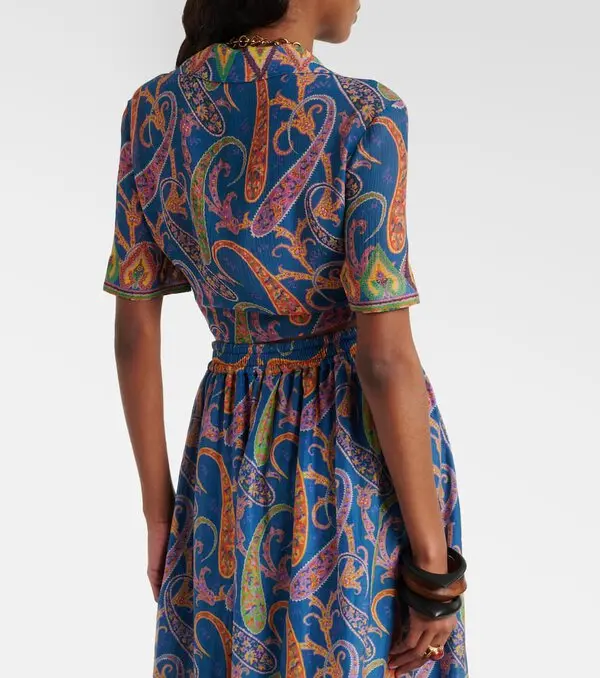 Etro Paisley Crop Top