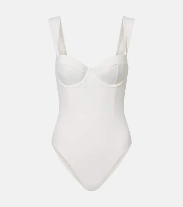Simkhai Kylie One-piece Swimsuit - White