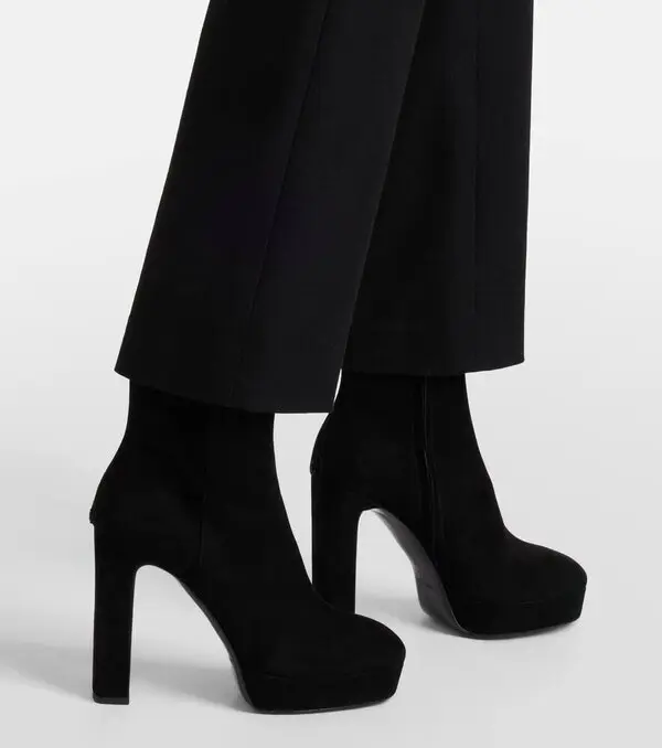 JIMMY CHOO Marene 120 Suede Ankle Boots