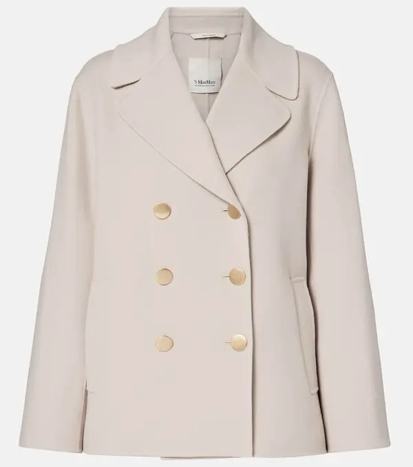 Max Mara Margot Virgin Wool Pea Coat