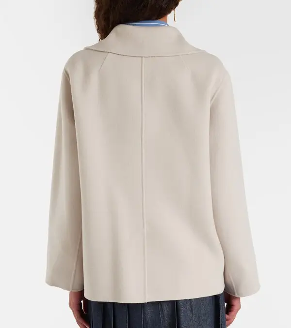 Max Mara Margot Virgin Wool Pea Coat