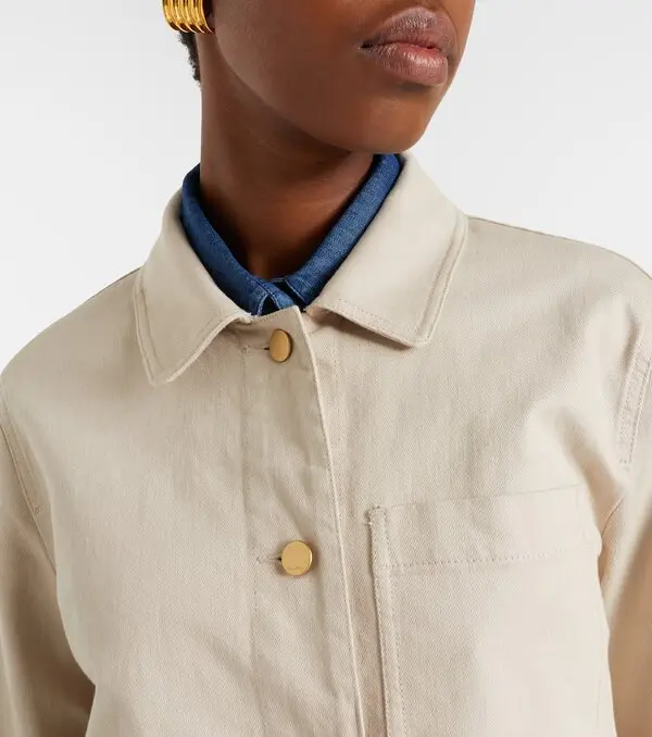 Max Mara Fascino Denim Overshirt - Beige