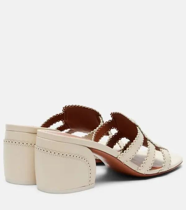 Zimmermann Goldie 65 Leather Mules