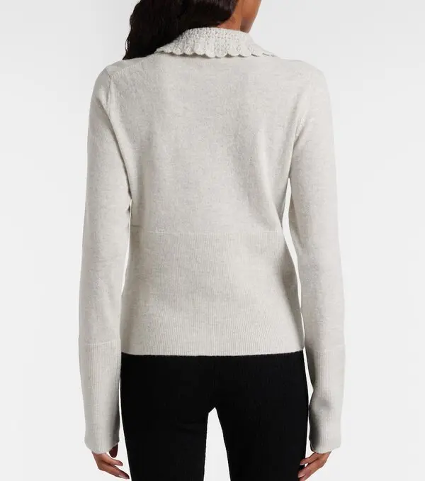 Chloé Logo Wool Cardigan
