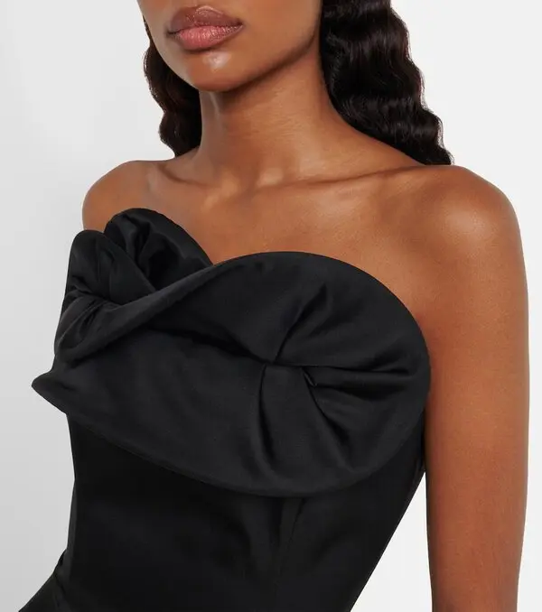 Magda Butrym Wool And Silk Bustier Top