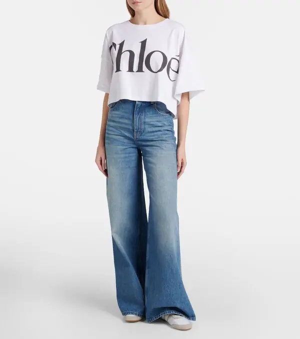 Chloé Kick Suede-trimmed Sneakers