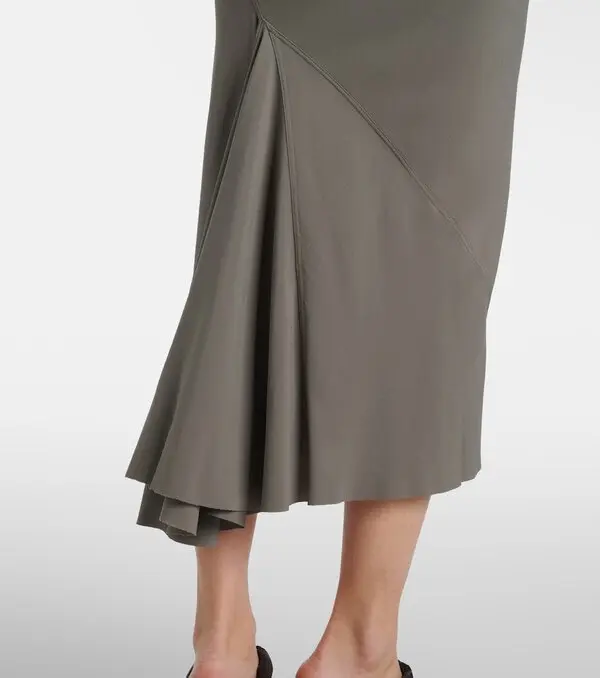 Rick Owens Seb Draped Midi Dress