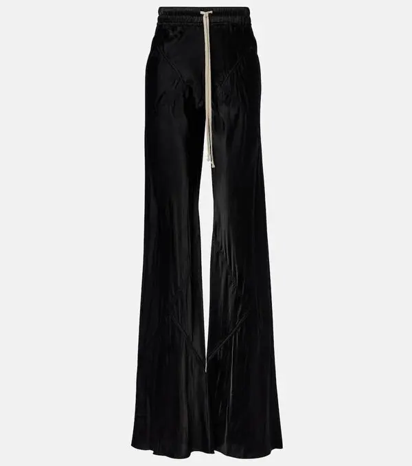 Rick Owens Bias Wide-leg Pants - Black