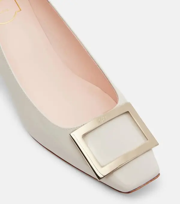ROGER VIVIER Trompette 45 Patent Leather Pumps