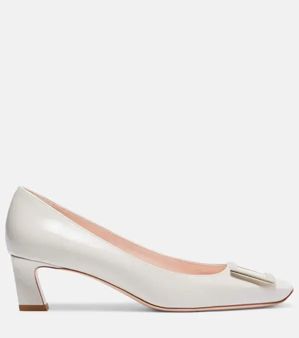 ROGER VIVIER Trompette 45 Patent Leather Pumps