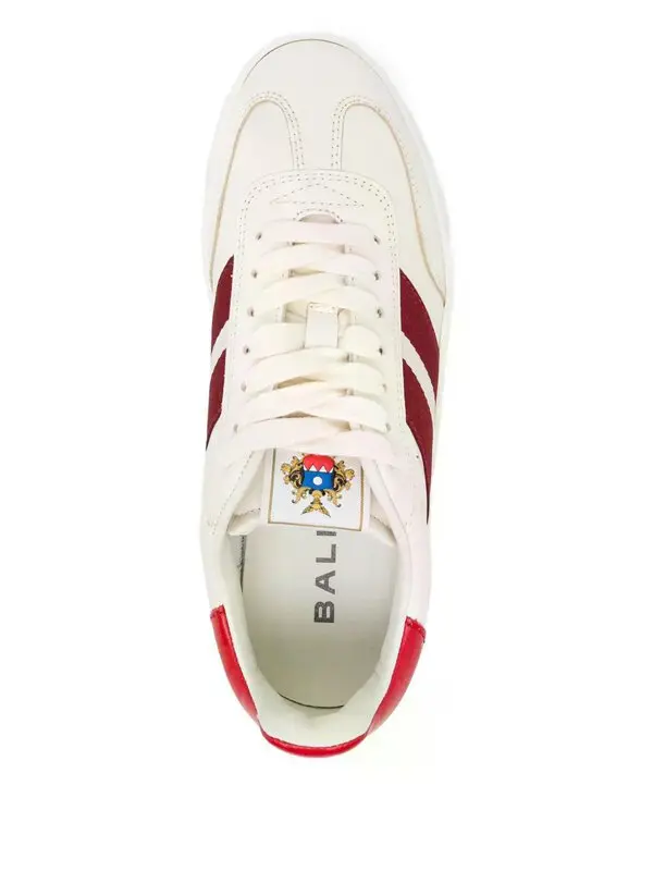 Bally Striped Lace-up Trainers