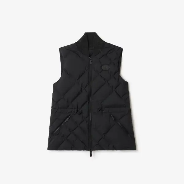 Burberry Check-stitch Nylon Devonside Gilet