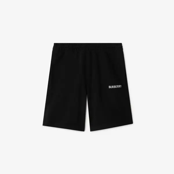 Burberry Logo Cotton Shorts