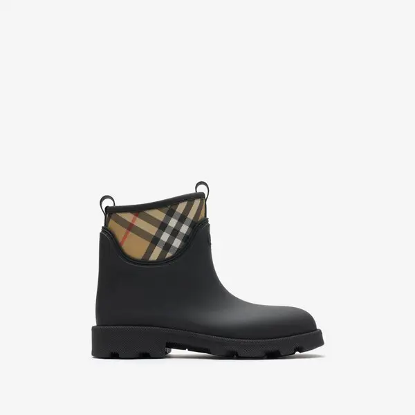 Burberry Rubber Marsh Stamp Low Boots