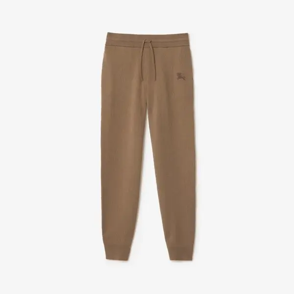 Burberry Wool Blend Track Pants With Equestrian Knight Design