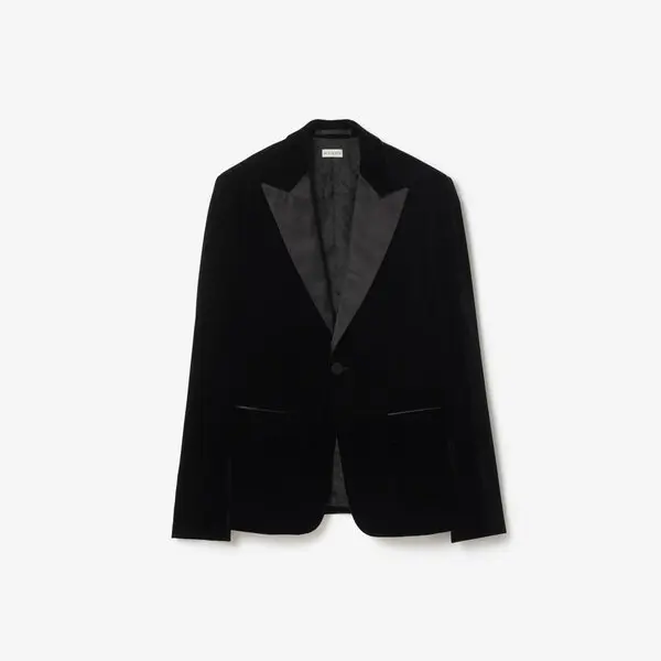Burberry Velvet Tuxedo Jacket