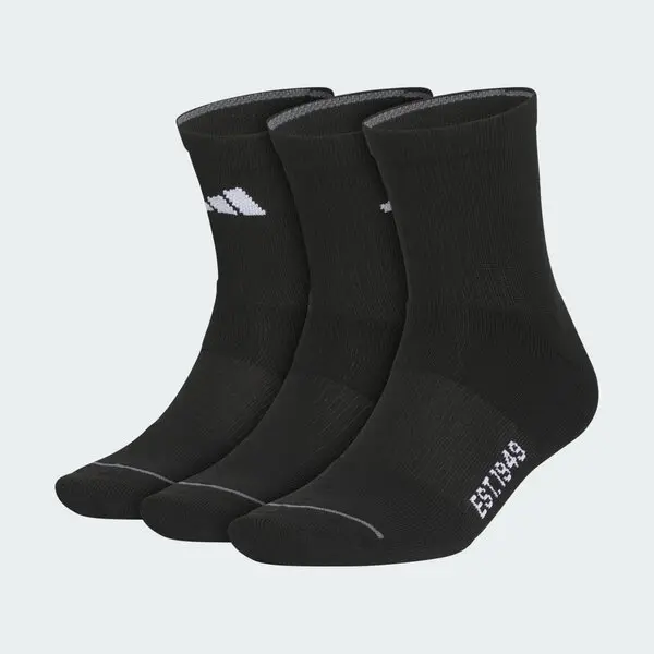 Adidas Cushioned Sport Quarter Socks 3-pack - Black / White / Onix