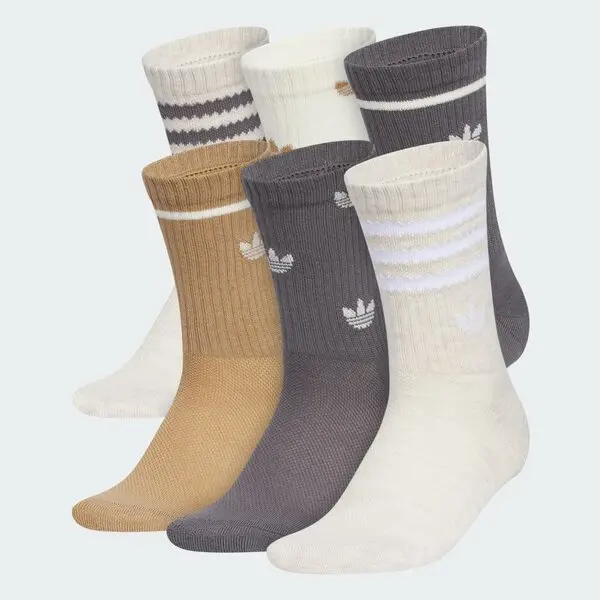 Adidas Originals Remix 4.0 6-pack Crew Socks - Alumina