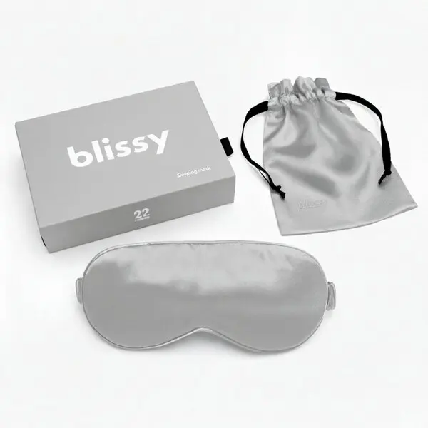 BLISSY Sleep Mask - Silver