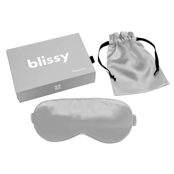 BLISSY Sleep Mask - Silver