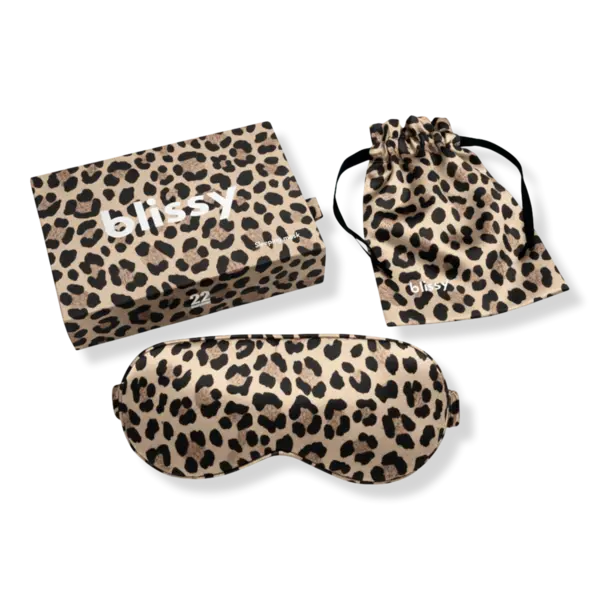 BLISSY Sleep Mask - Leopard