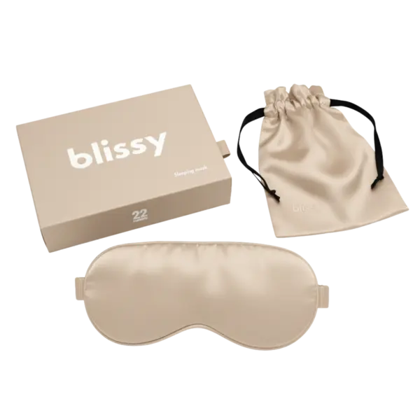 BLISSY Sleep Mask - Champagne
