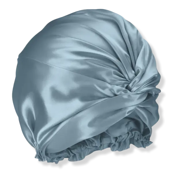 BLISSY Mulberry Silk Bonnet - Ash Blue