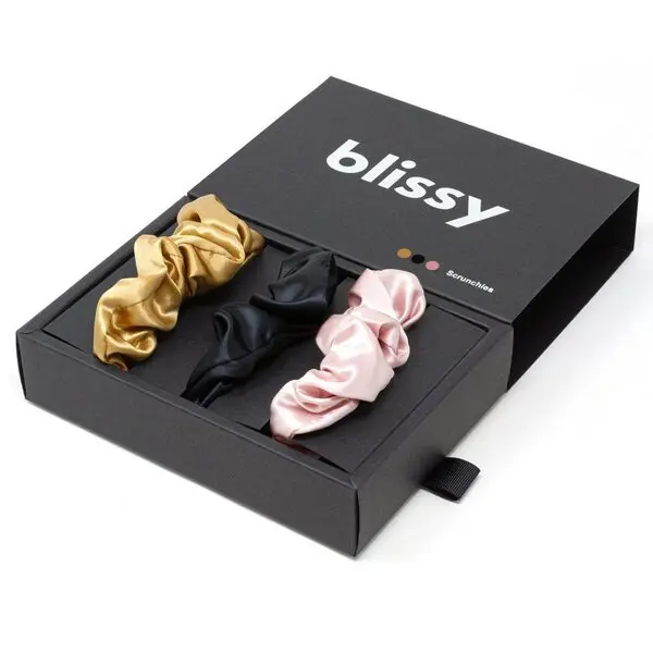 BLISSY Mulberry Silk Scrunchies