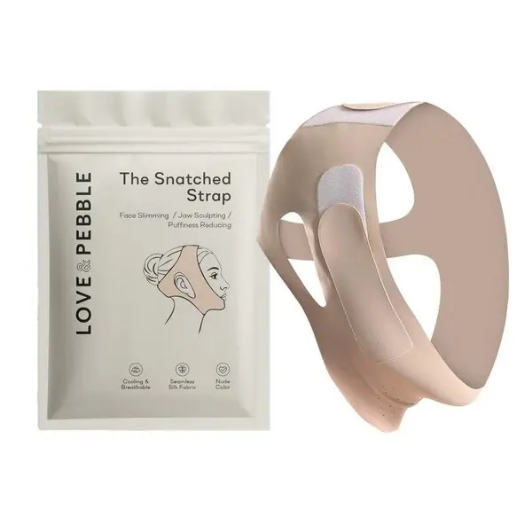 LOVE & PEBBLE Snatched Jaw Strap - Nude