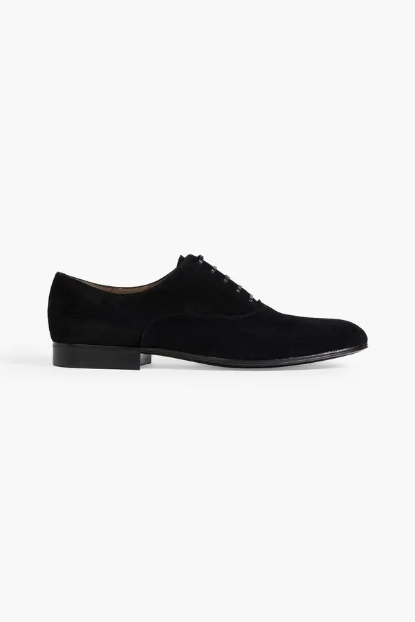 GIANVITO ROSSI Vittorio Leather Derby Shoes