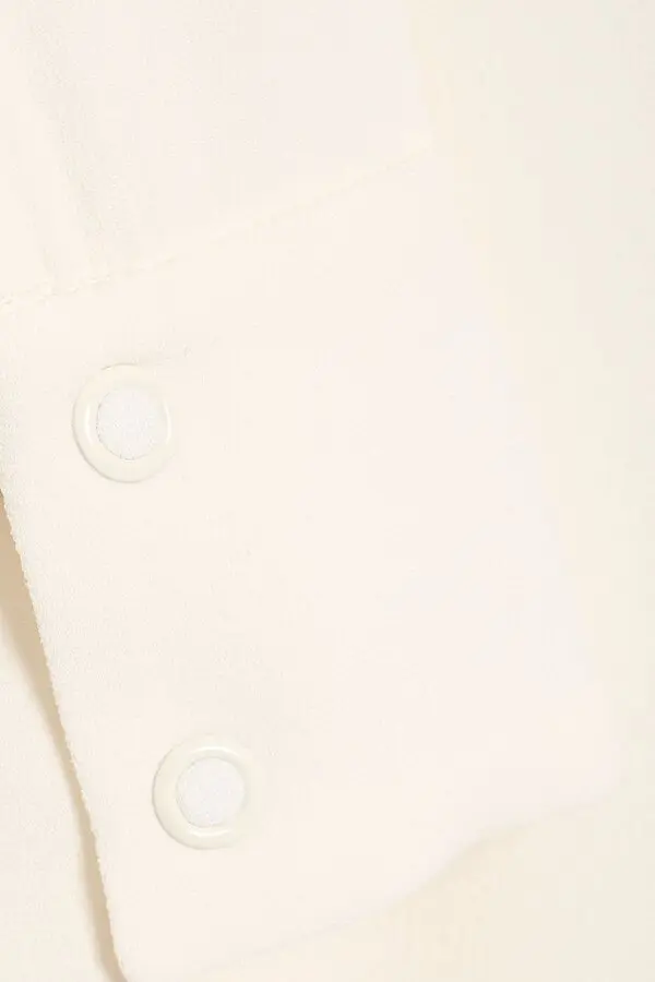 Lapointe Cutout Crepe Maxi Dress - Ivory