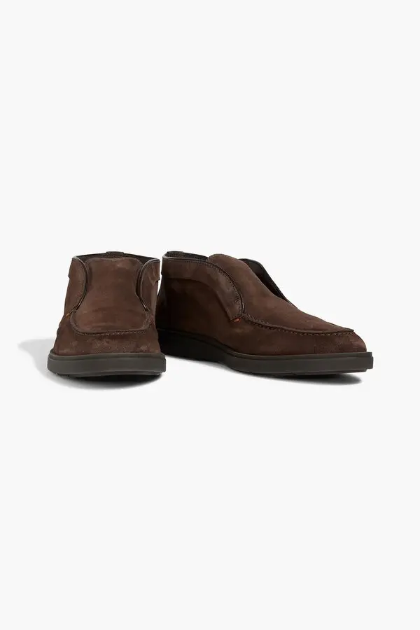 Santoni Dragon Suede Chukka Boots